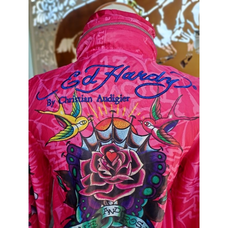 Jual jacket vintage ed hardy by christian audigier | Shopee Indonesia