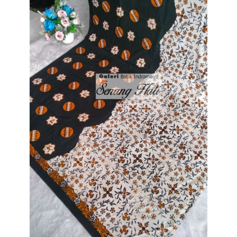 Jual Kain batik 2D sogan/senang hati batik/batik paoman Indramayu ...