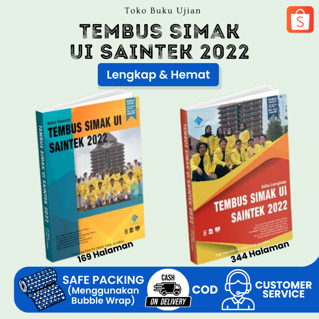 Jual (Super Lengkap) Buku TEMBUS SIMAK UI IPA 2024 (Edisi Lengkap & Edisi Hemat + Gratis Akses ...