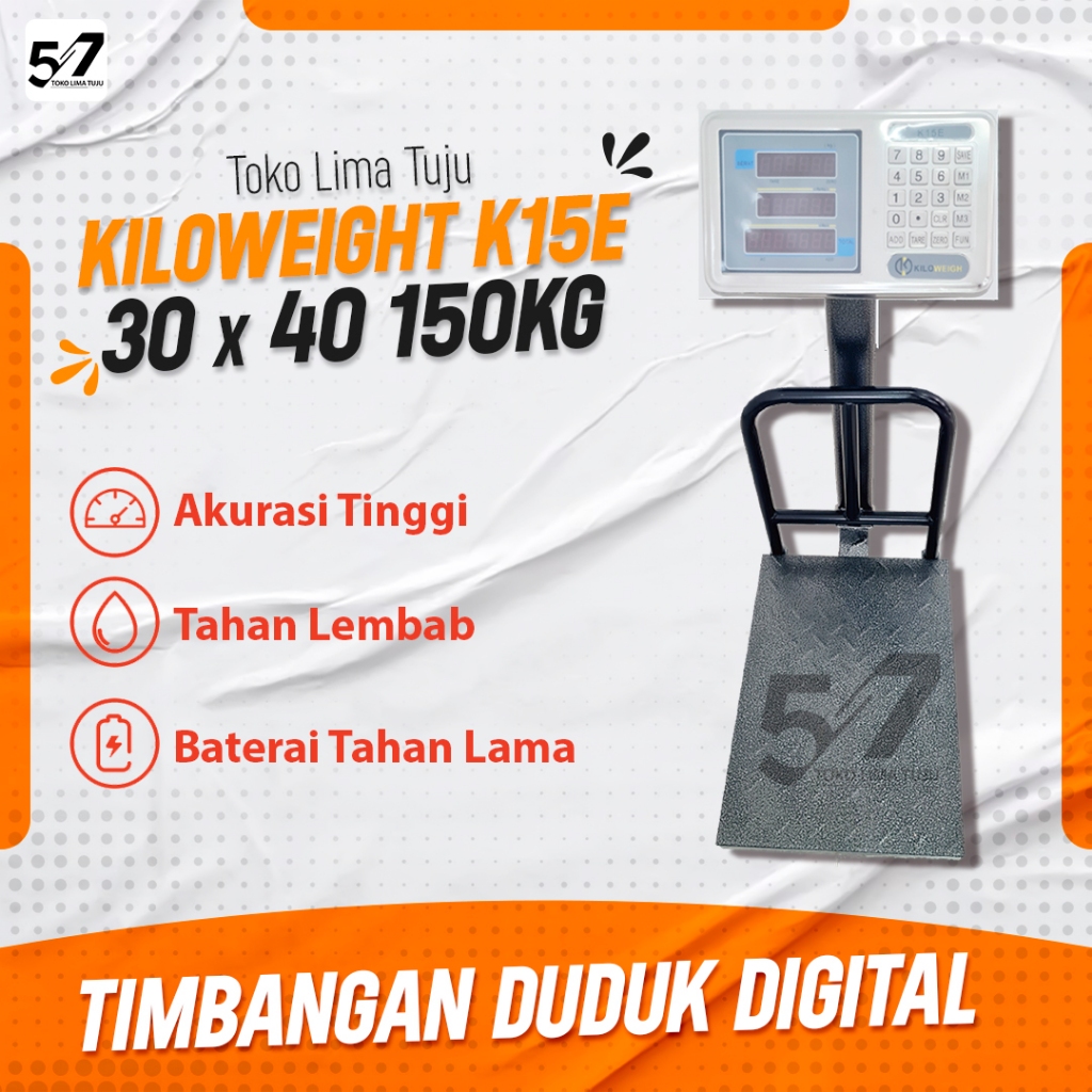 Jual Timbangan Polowijo Kiloweigh K15E 150kg | Shopee Indonesia