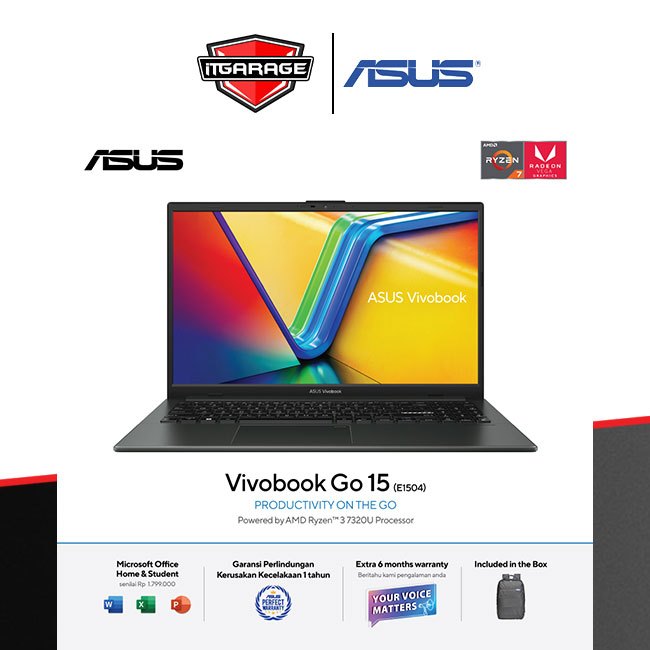 Jual Asus Vivobook Go OLED E1504FA-OLED322|R3-7320U/8G/256G | Shopee ...