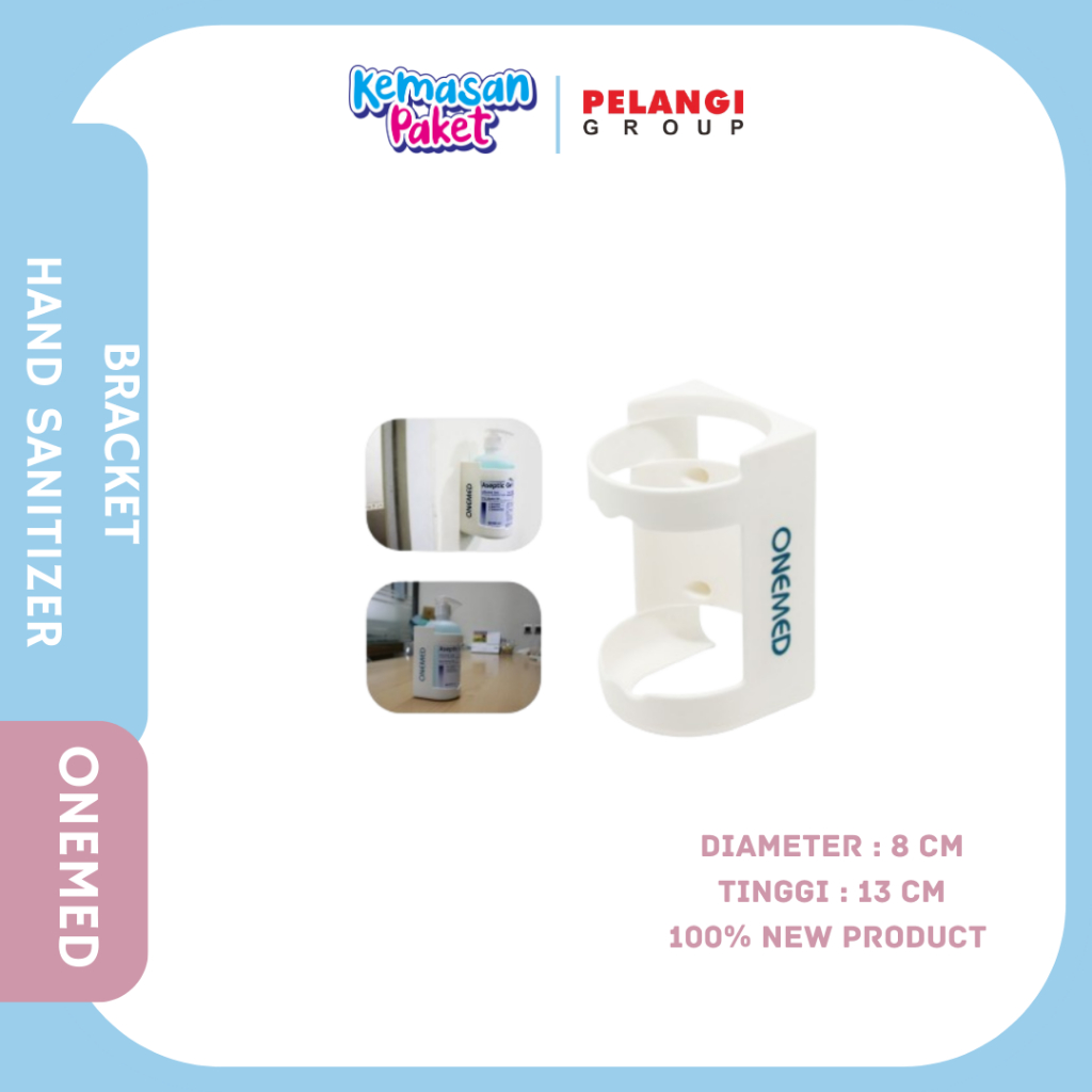 Jual BRACKET ONEMED HAND SANITIZER 500ml DISPENSER ALAT MENARUH SABUN ...