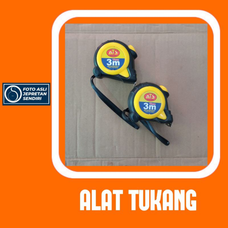Jual Meteran 3 meter merk ATS | Shopee Indonesia