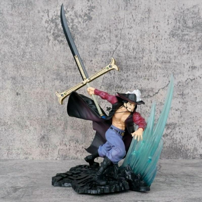 Jual Dracule Mihawk Action Figure One Piece Battle Version | Shopee ...
