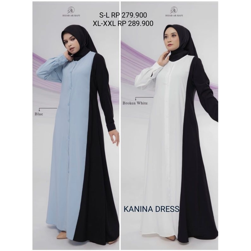 Jual KANINA DRESS BY AR RAFI /DRESS AR RAFI /DRESS PUTIH AR RAFI ...