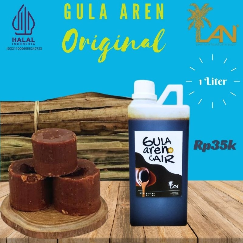 Jual Gula aren cair/brown sugar liquid 1liter | Shopee Indonesia