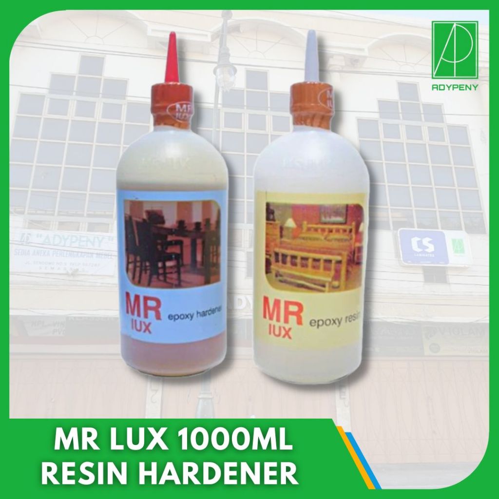 Jual Lem Mr Lux Epoxy Resin Hardener 1000ml Serbaguna | Shopee Indonesia