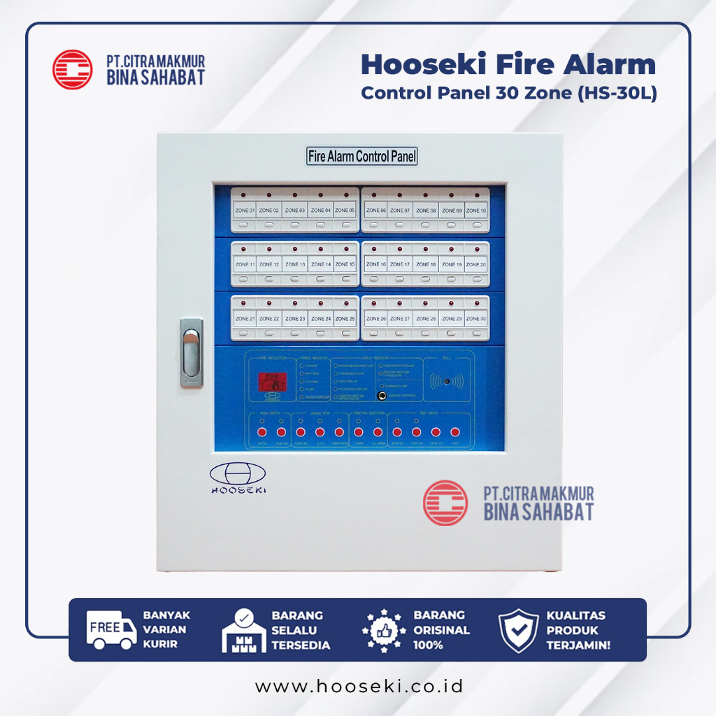 Jual Hooseki Fire Alarm Control Panel 30 Zone (HS-30L) | Shopee Indonesia