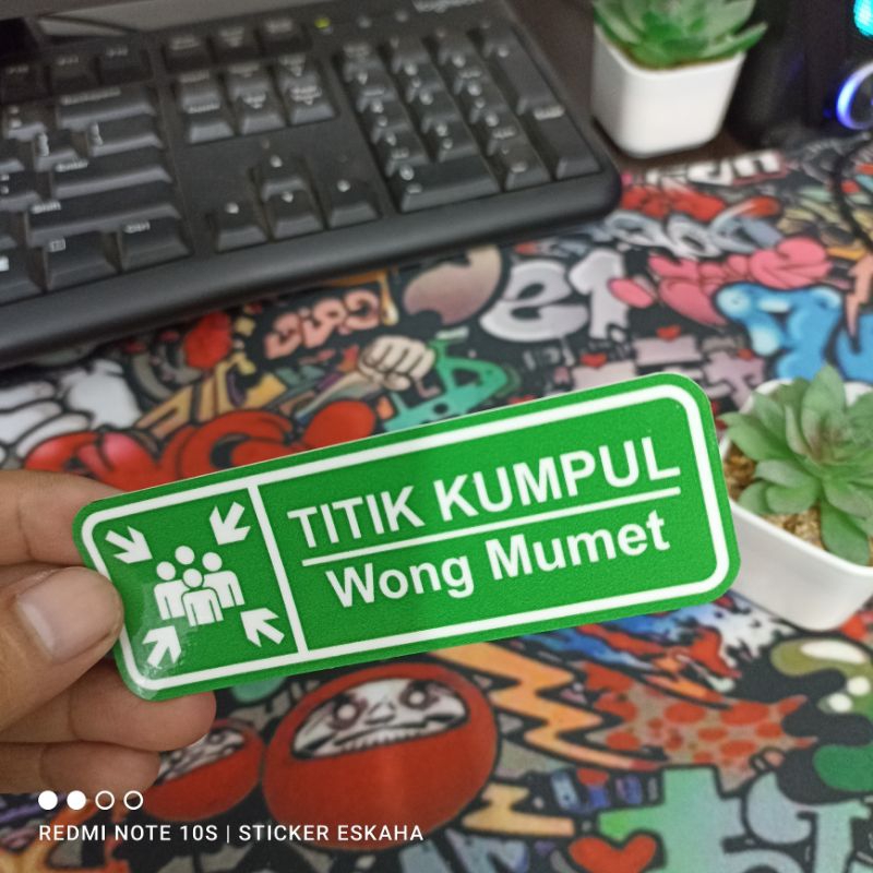 Jual Stiker Titik Kumpul Wong Mumet Wong Tulus | Shopee Indonesia