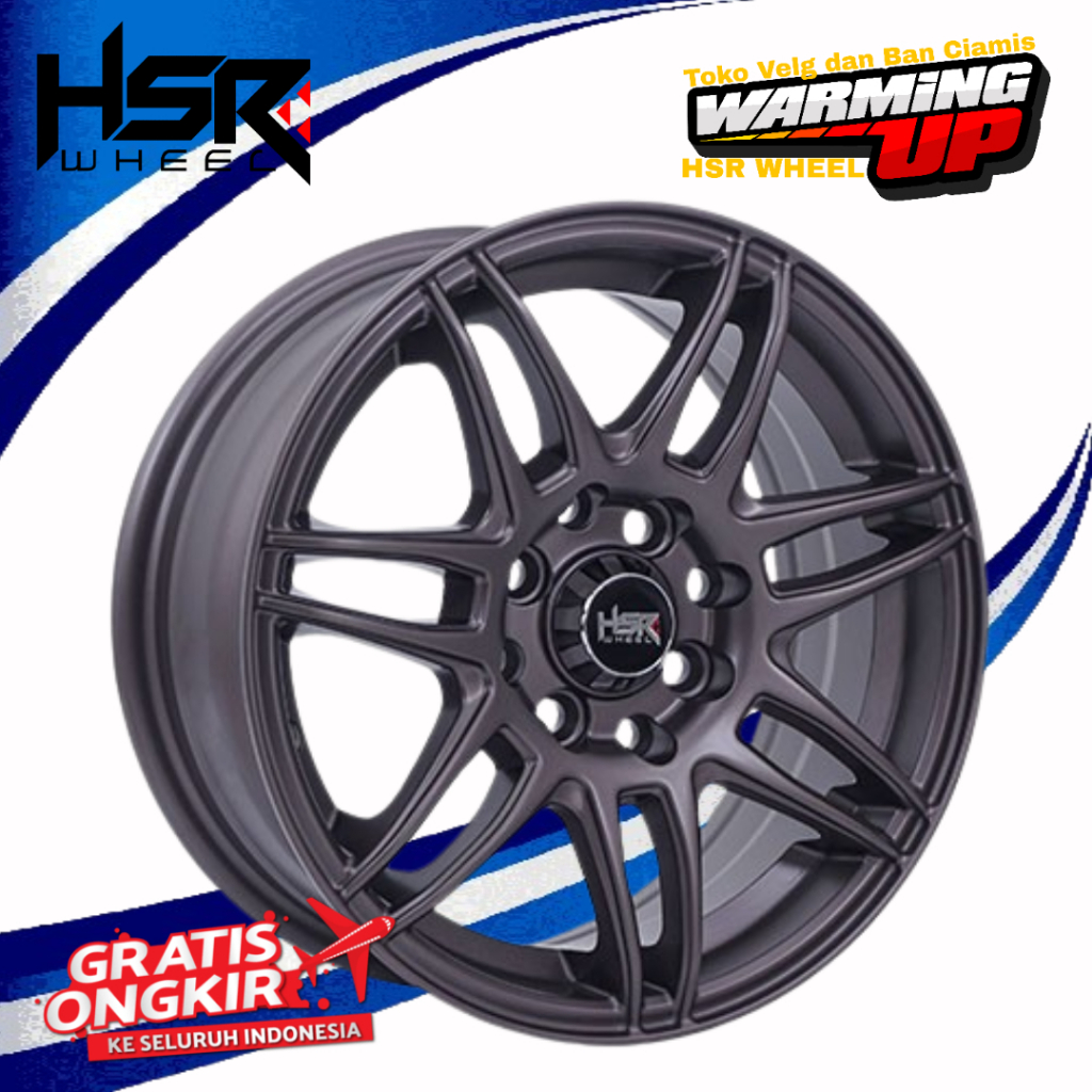 Jual Velg R14 Racing Estilo Karimun BENJOT HSR R14X6 H8X100-114,3 ET35 ...