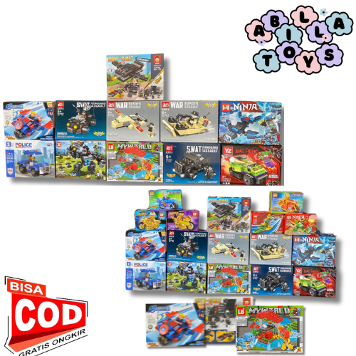 Jual Mainan Anak LEGO SUSUN BALOK KARAKTER SWAT VANGUARD / ROBOT PERANG ...