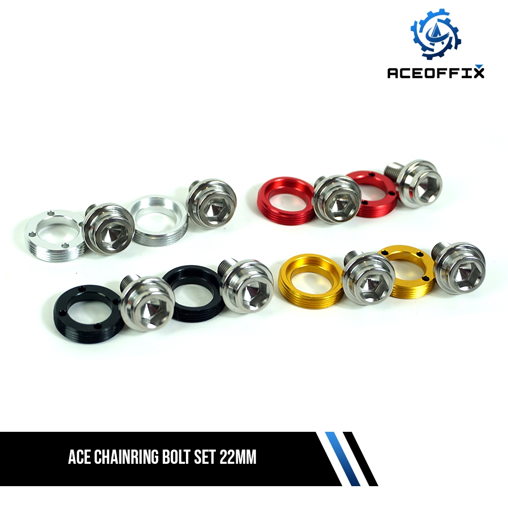 Jual ACE BOLT SET 22MM BB Kotak Crank Arm Bolt Self Extract Part ...
