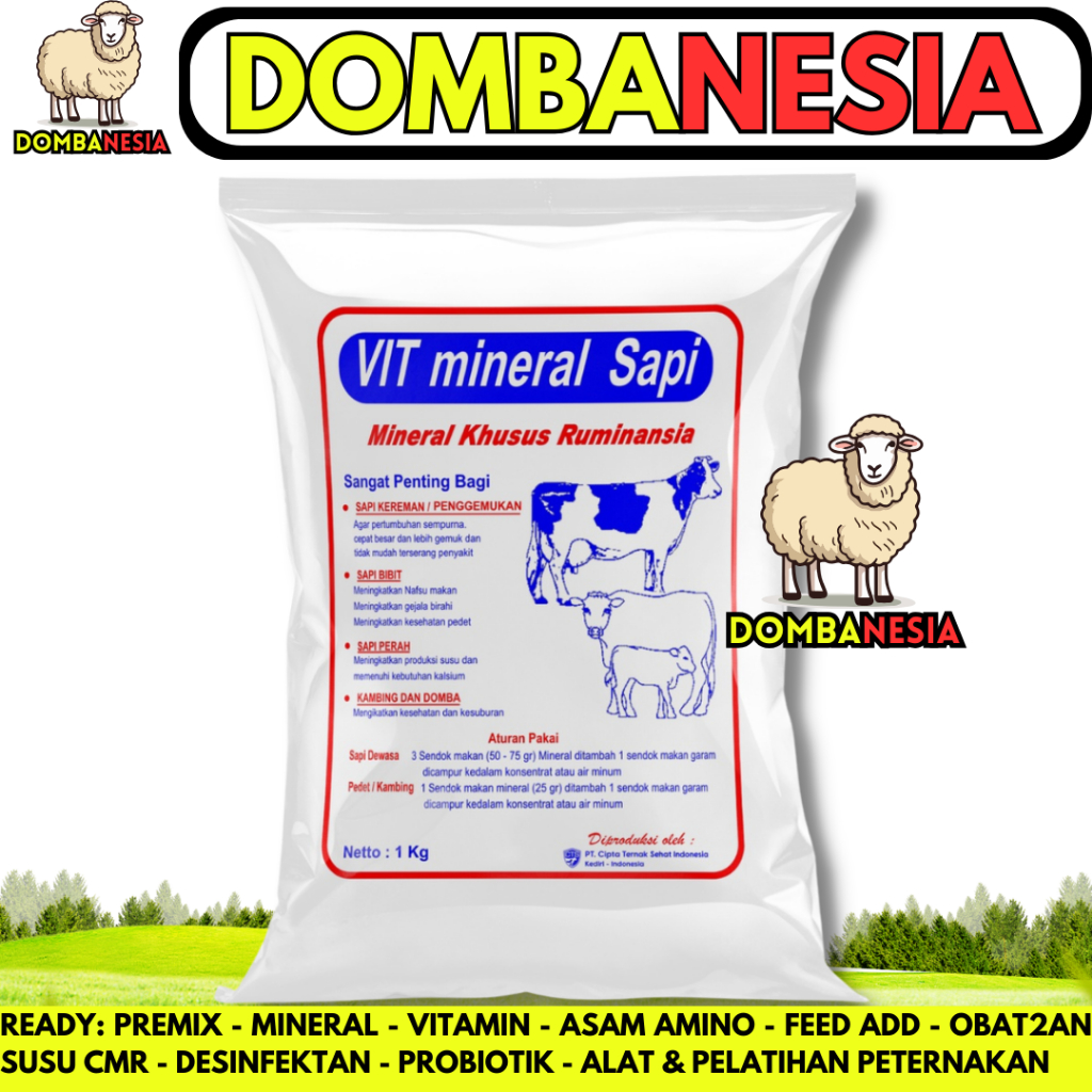 Jual VIT MINERAL SAPI 1KG - Premix Mineral Sapi dan Kambing Domba Like Ultra Mineral | Shopee ...