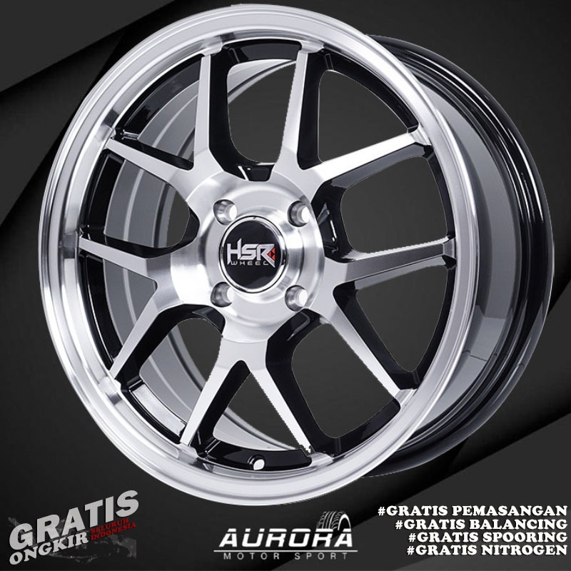 Jual Velg Racing Mobil Soluna, Vios, Yaris, Sigra, Sirion DLL Ring 15 Lubang Baut/PCD 4X100 ...