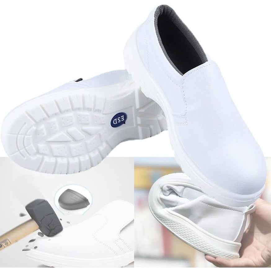 Jual ESD Safety Shoes White | Sepatu Safety ESD Putih Anti Static ...
