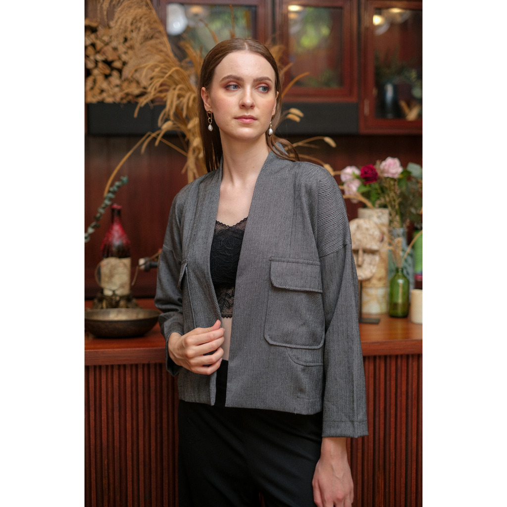 Jual Asiro Emilia Wool Stretch Atasan Luaran Wanita | Shopee Indonesia