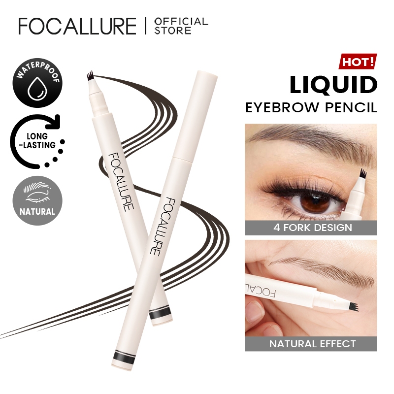Jual FOCALLURE Anti air Pensil Alis 4 Garpu Natural Eyebrow Pen ...