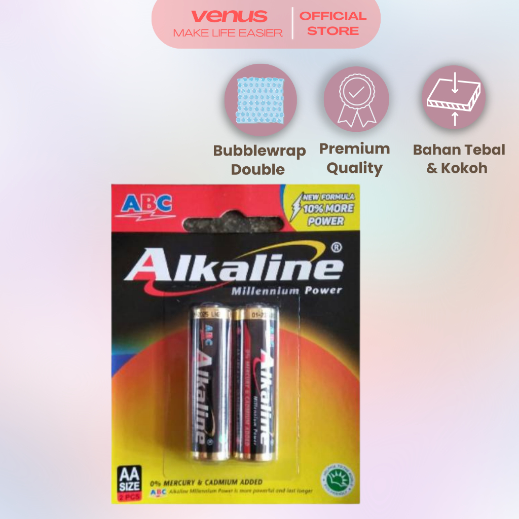 Jual VENUSJKT - 2Pcs Baterai Alkaline AA / Battery Alkaline AA ...