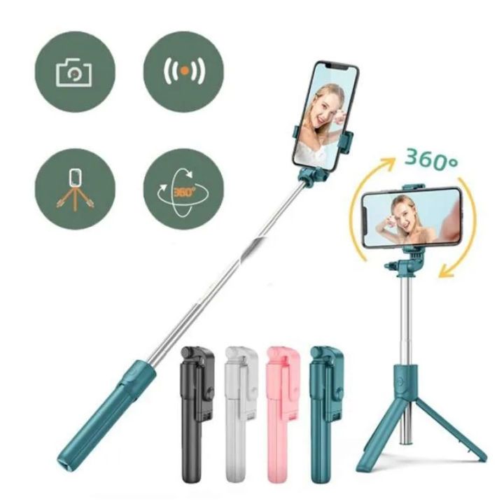 Jual Tongsis Mini R1 Selfie Dengan Remote Awet Bahan Tahan Lama ...