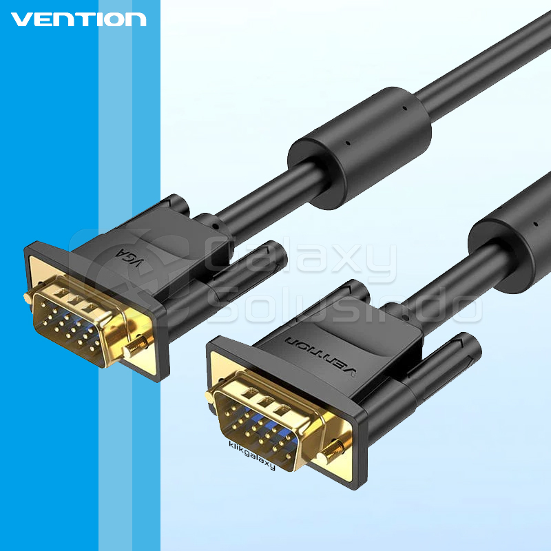 Jual VENTION DAE VGA TO VGA Gold Plate Cable | Shopee Indonesia