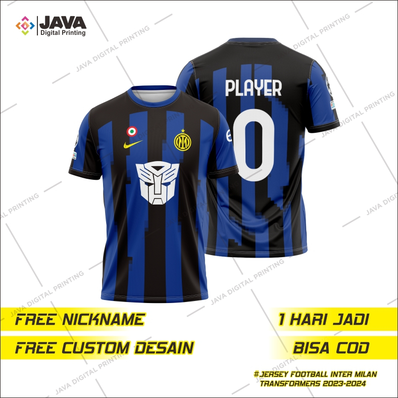 Jual Jersey Kaos Baju Special Inter Milan Transformers Kit Released ...