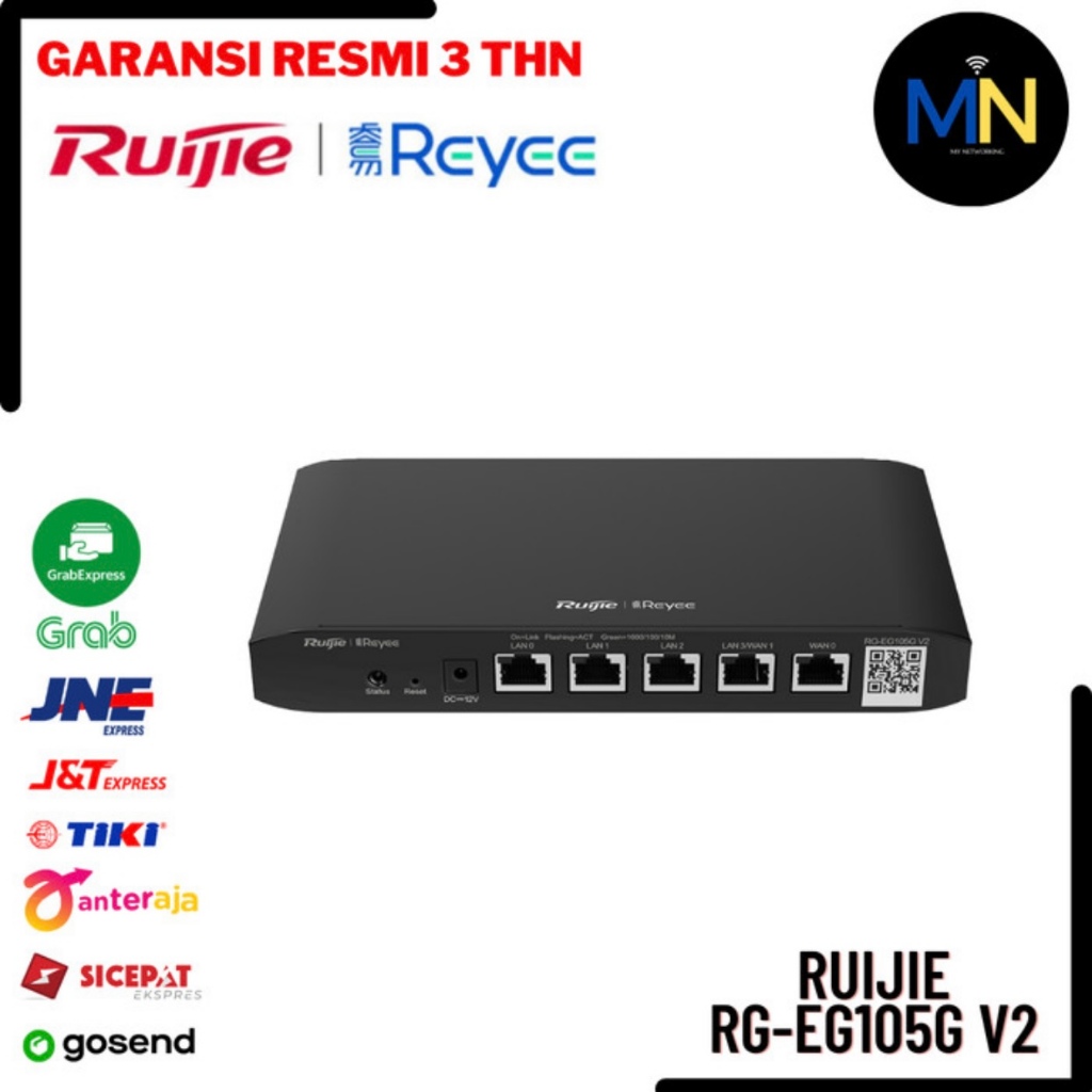 Jual Ruijie RG-EG105G V2 Reyee Cloud Managed Router | Shopee Indonesia