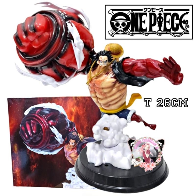 Jual Luffy Gear 4 Figure Action Monkey D Luffy One Piece King Kong Gun ...