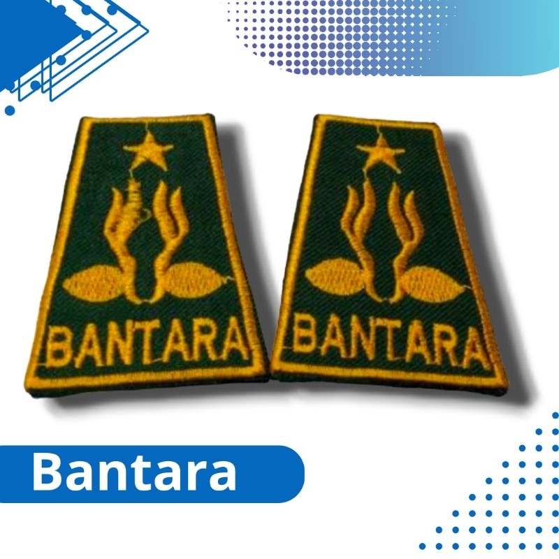 Jual SEPASANG KANAN KIRI BANTARA LAKSANA BORDIR | SEPASANG TKU TKK ...