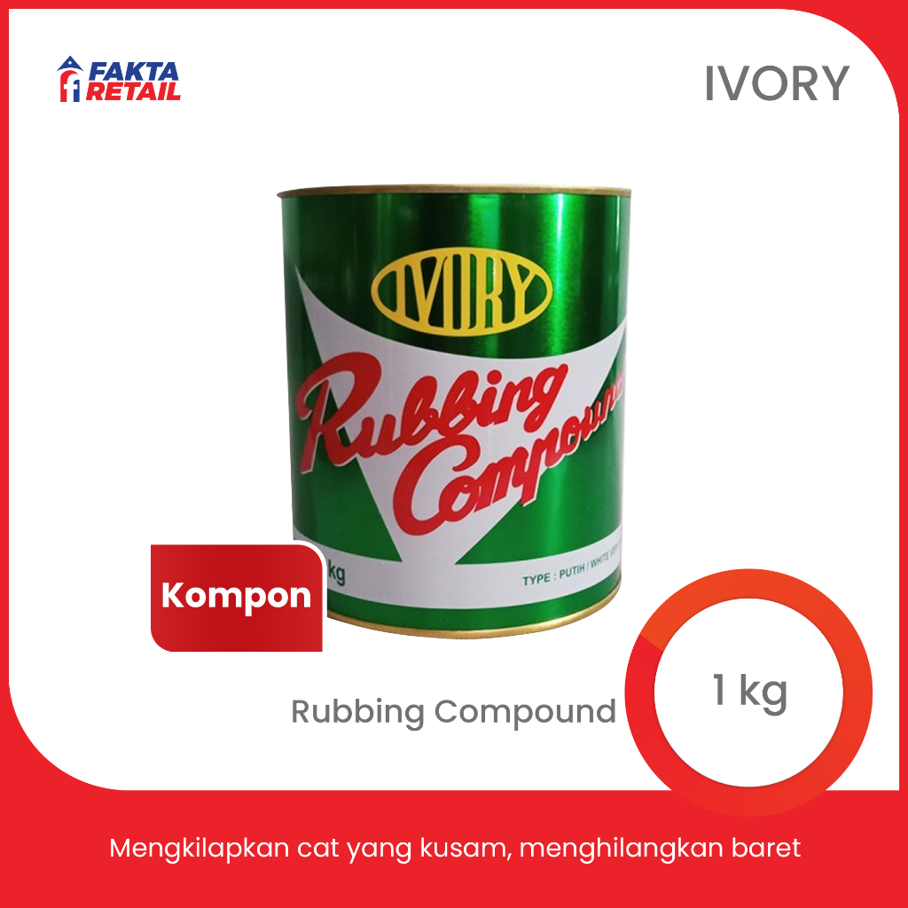 Jual IVORY RUBBING COMPOUND 1KG (putih) | Shopee Indonesia
