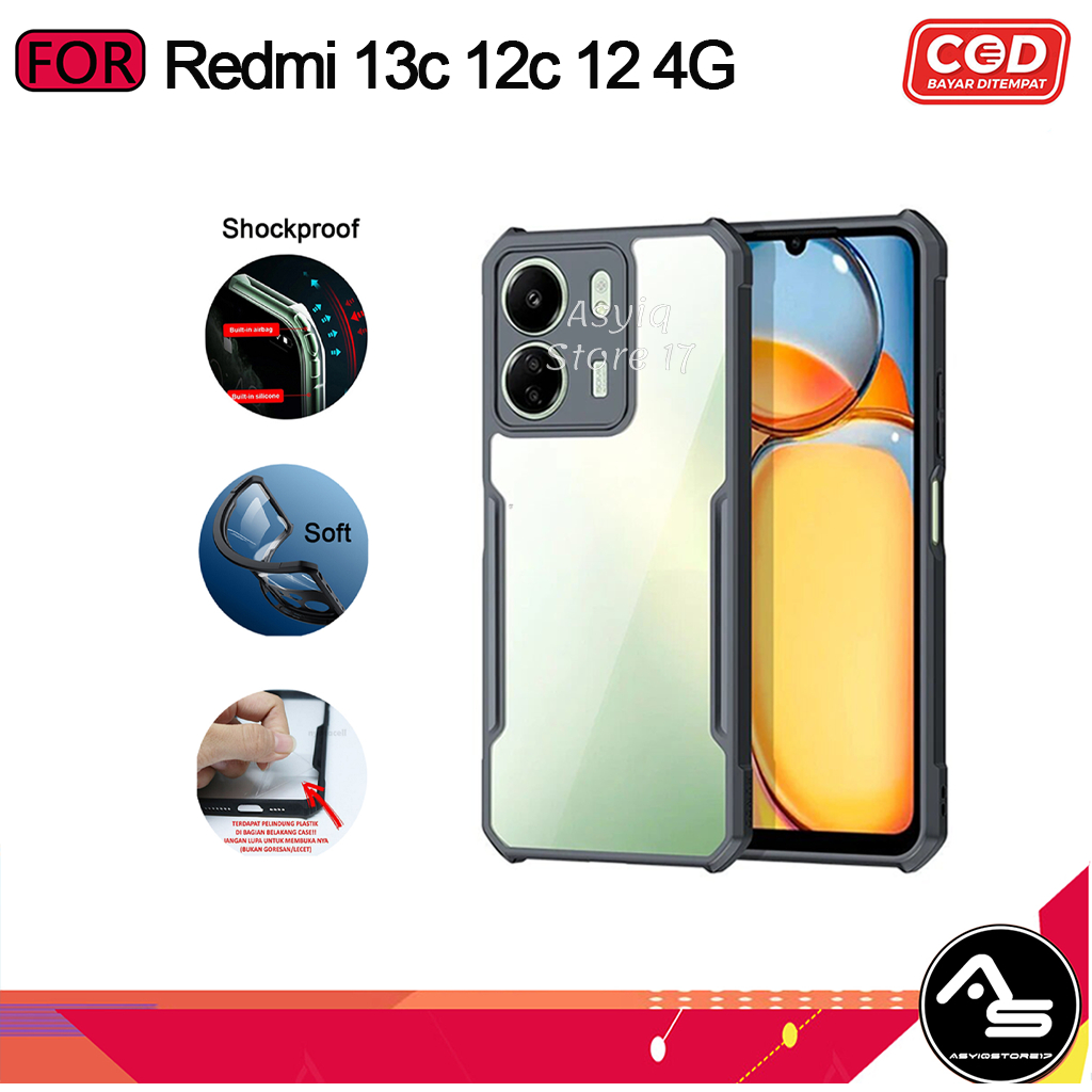 Jual Case Xiaomi Redmi 13C 14C 13 4G A3 2024 12C 12 4G 10C 9C 10A Soft case Shockproof ...