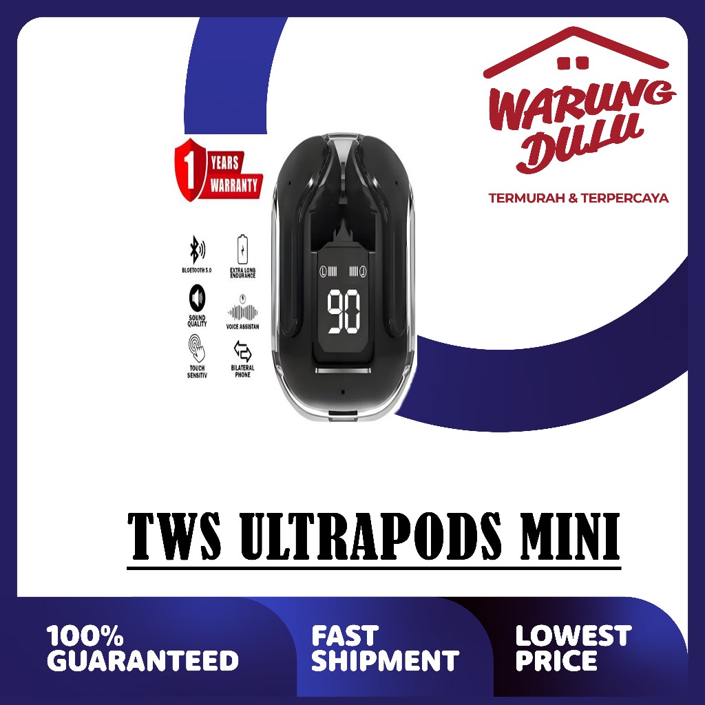 Jual TWS Ultrapods MINI Headset Bluetooth Tahan Air | Shopee Indonesia