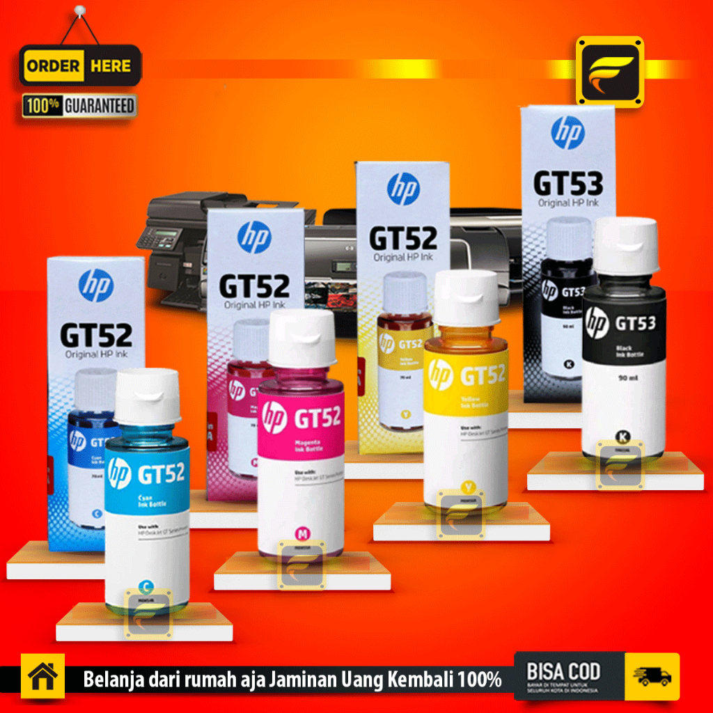 Jual tinta printer HP GT 52-53 ink tank 115 310 315 319 415 319 419 311 ...