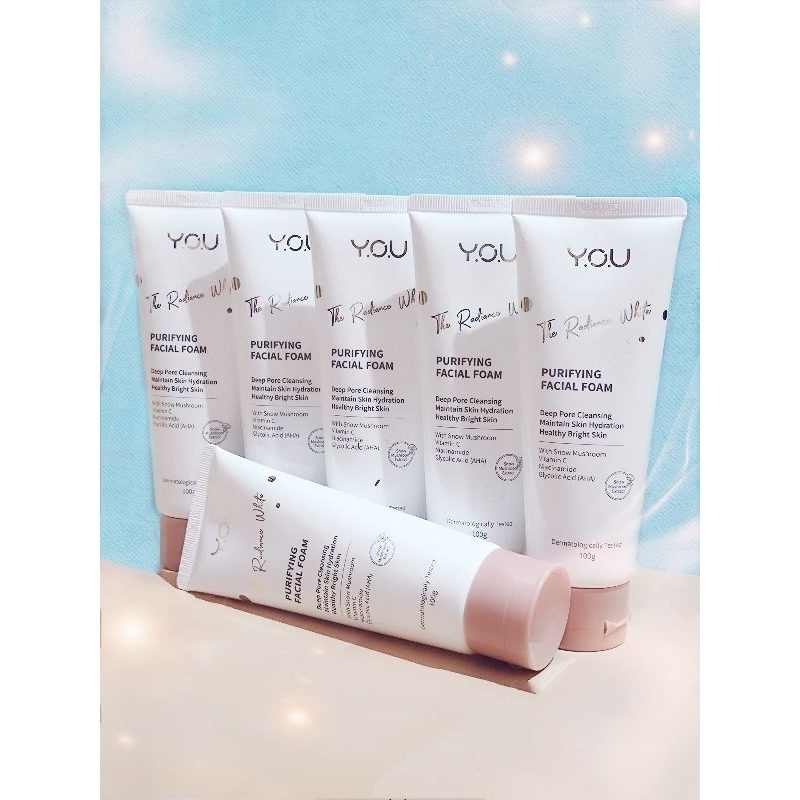Jual PROMO Sabun cuci muka YOU original Facial foam brightening Vitamin ...
