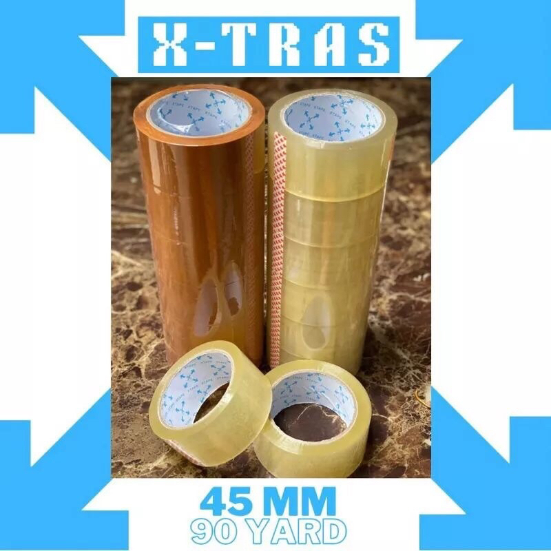 Jual Lakban murah 45mm x 90yard 1 Roll isi 6pcs | Shopee Indonesia