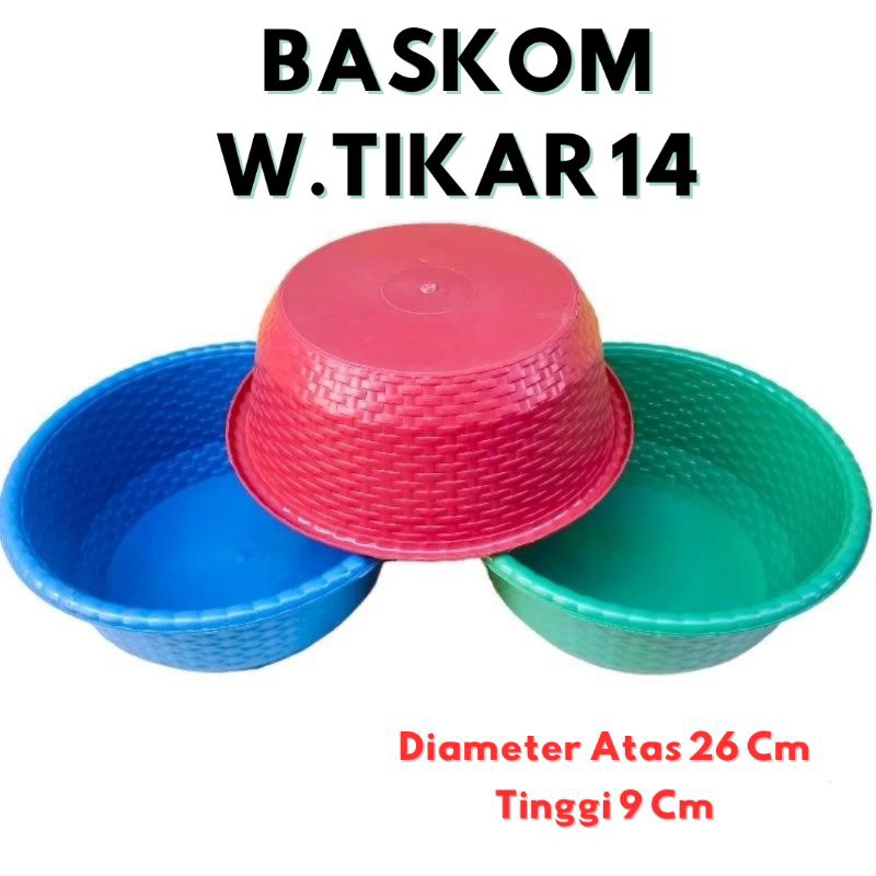 Jual 1 Lusin/12 Pcs Baskom Plastik Hajatan/Waskom Tasyakuran/Baskom ...