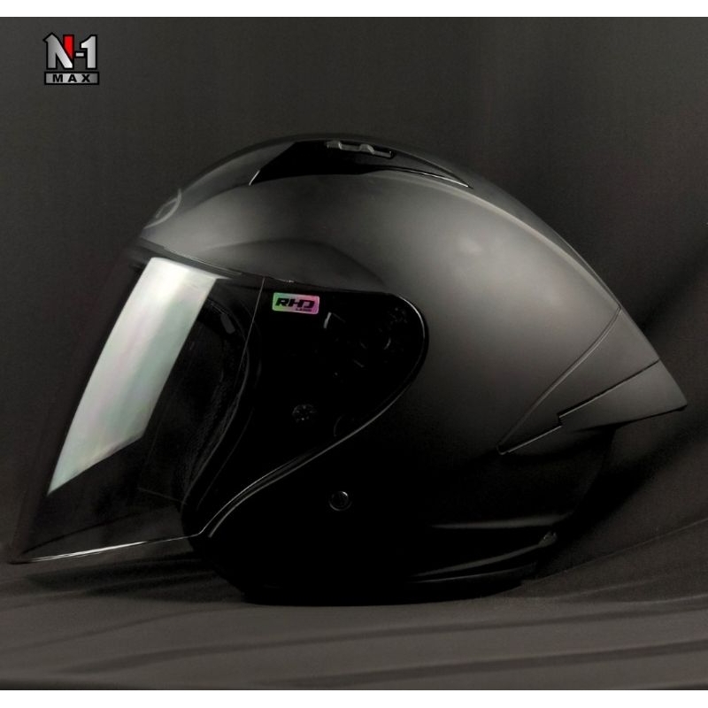 Jual NHK N1 MAX SOLID ORIGINAL | ALL VARIAN | HELM MOTOR HALF FACE N-1 ...