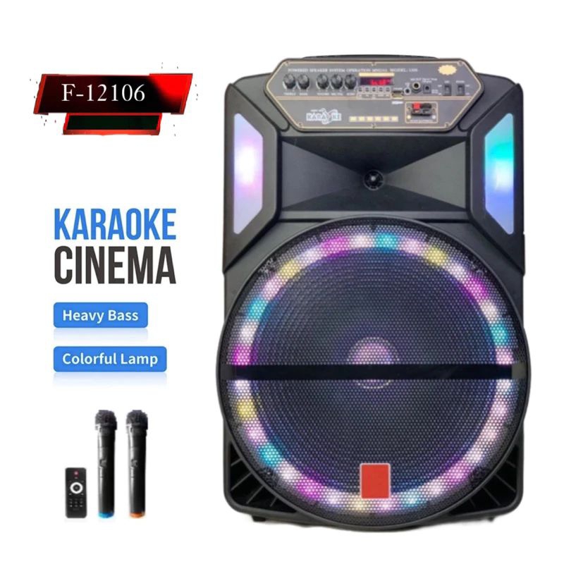 Jual Speaker Portable 15 inch DAT DT 1501 Free 2 Mic Wireless 897Q ...