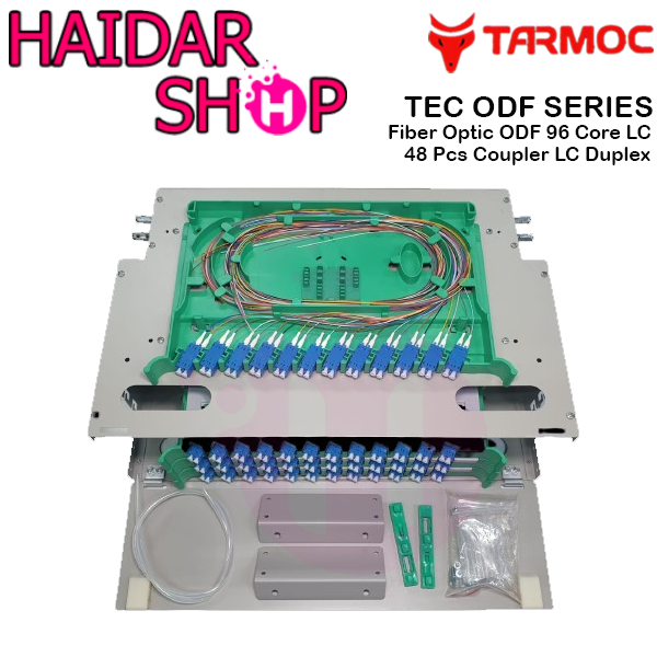 Jual Fiber Optic ODF/OTB 96 Core LC Lengkap Rackmount | ODF 96C LC ...