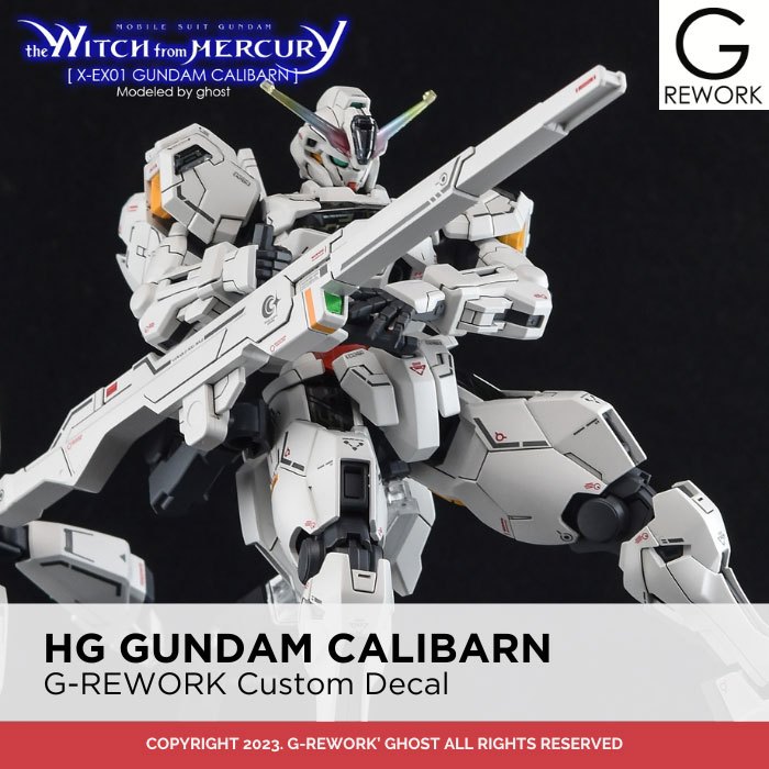 Jual G-REWORK HG Gundam Calibarn Custom Water Decal | Shopee Indonesia