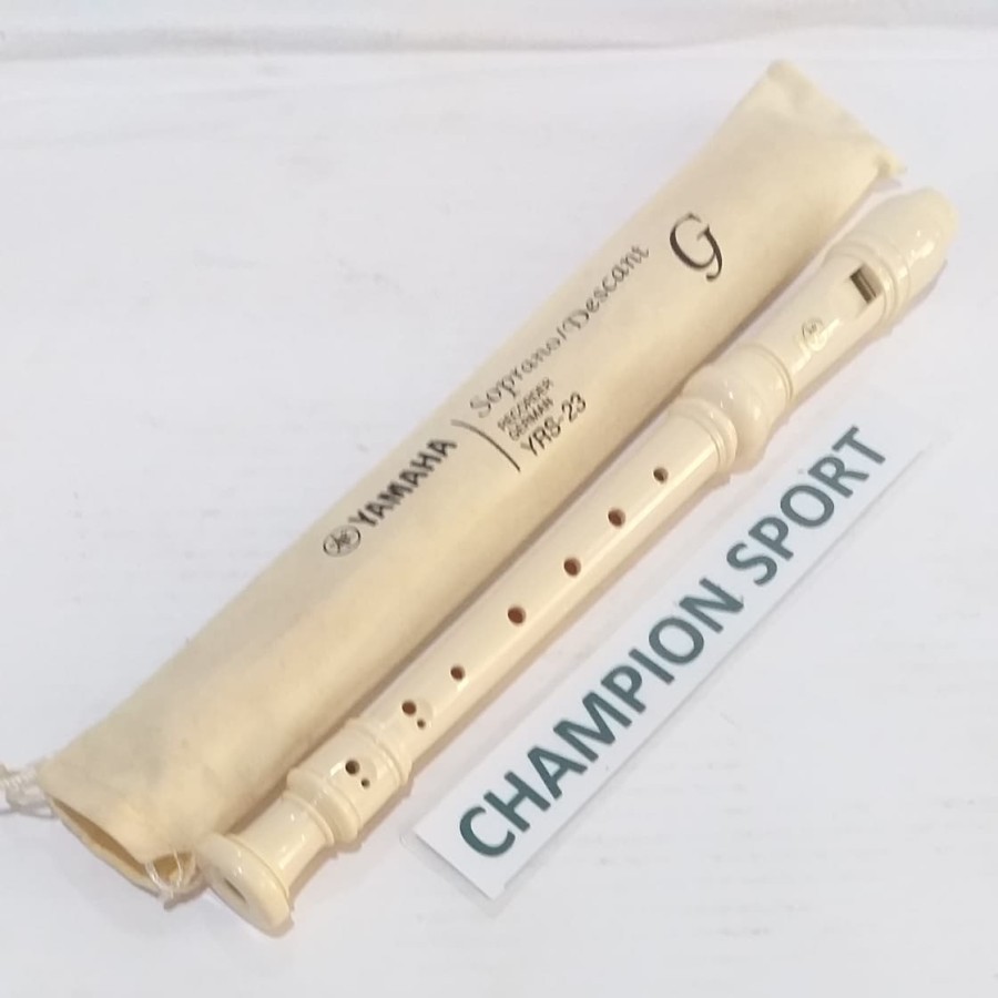 Jual Suling / Recorder Yamaha YRS-23 Soprano / Descant G (100% Original ...