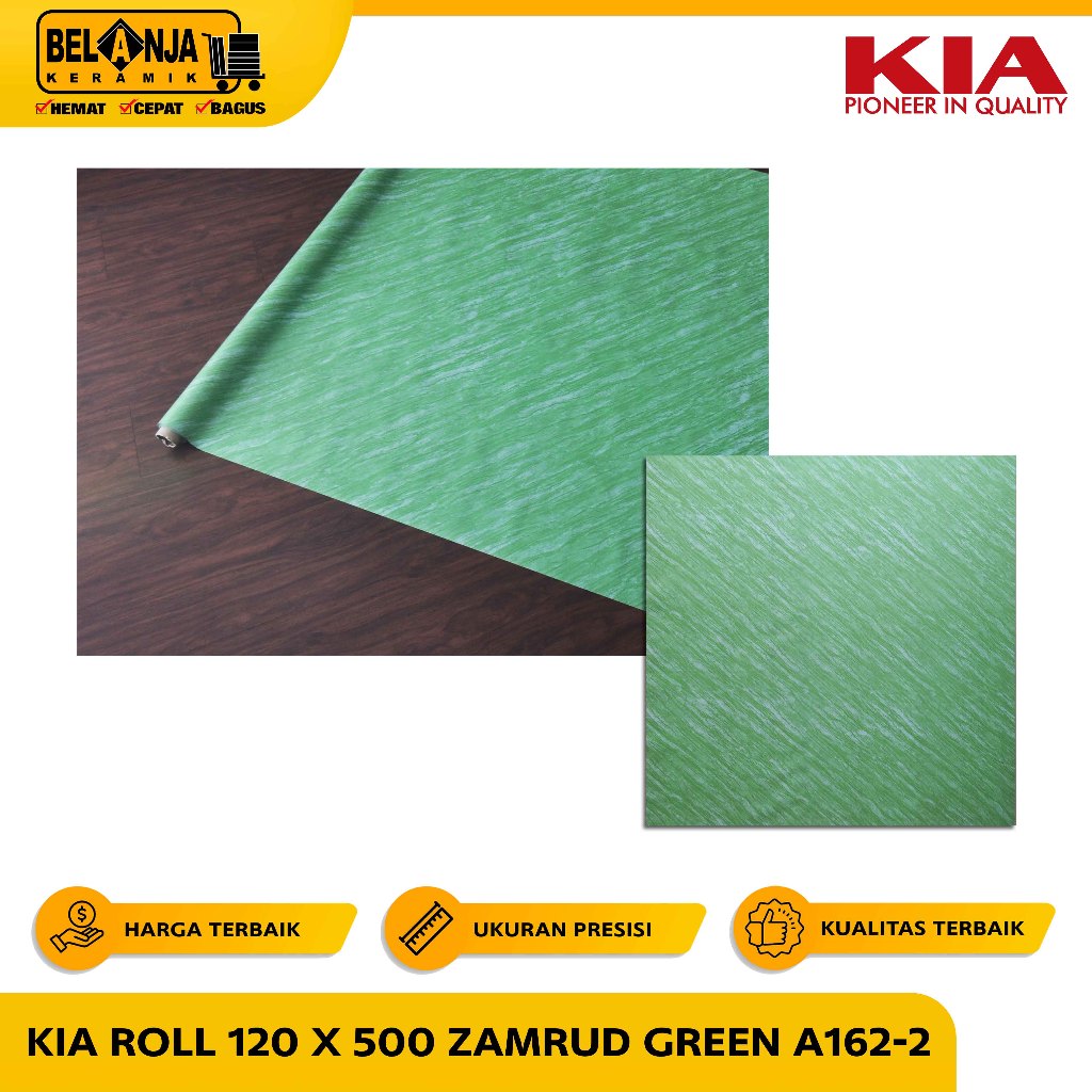 Jual Kia Roll 120 X 500 Zamrud Green A162-2 | Shopee Indonesia