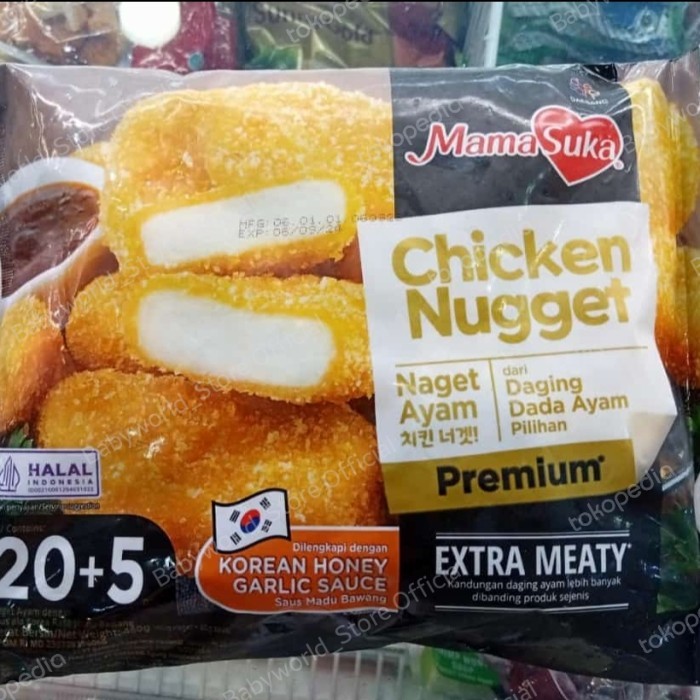 Jual MAMASUKA CHICKEN NUGGET PREMIUM 460GR | Shopee Indonesia