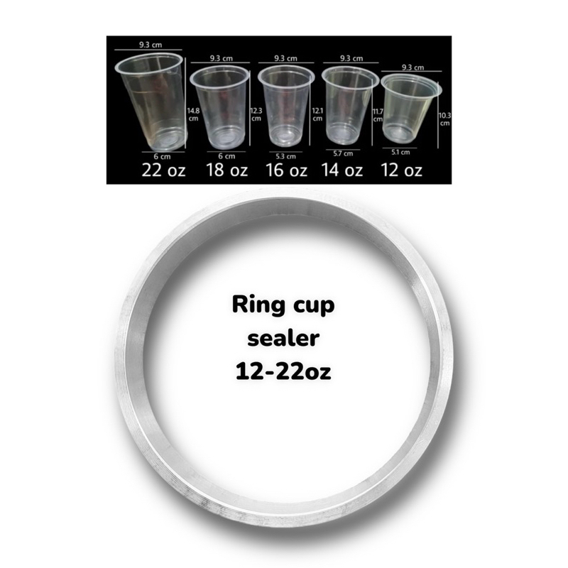 Jual ring cup sealer 12oz 14oz 16oz 18oz & 22oz | Shopee Indonesia
