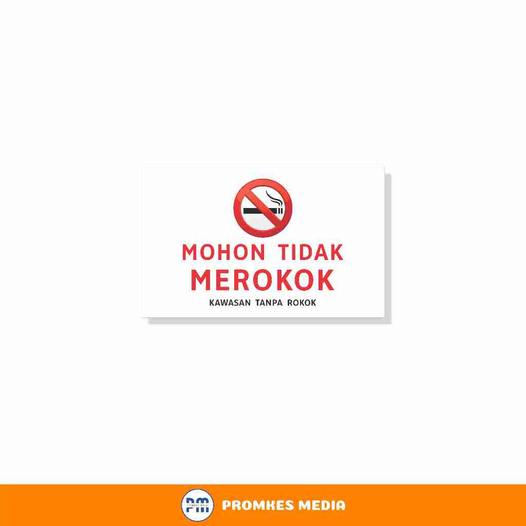 Jual Stiker Mohon Tidak Merokok, KTR | Shopee Indonesia