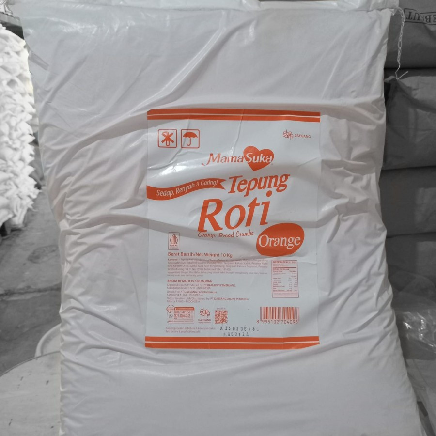 Jual TEPUNG ROTI ORANGE MAMASUKA - REPACK 1 KG / BREAD CRUMB MAMA SUKA ...