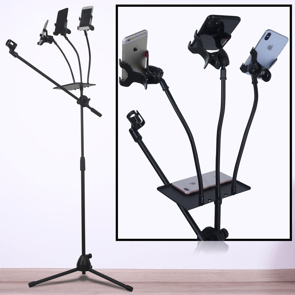 Jual Stand Mic Holder Microphone Lantai Terbaru Stand Mic Tripod ...