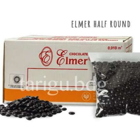 Jual ELMER DARK CHOCOCHIP 100GR CHOCO CHIP COMPOUND SETENGAH BULAT ...