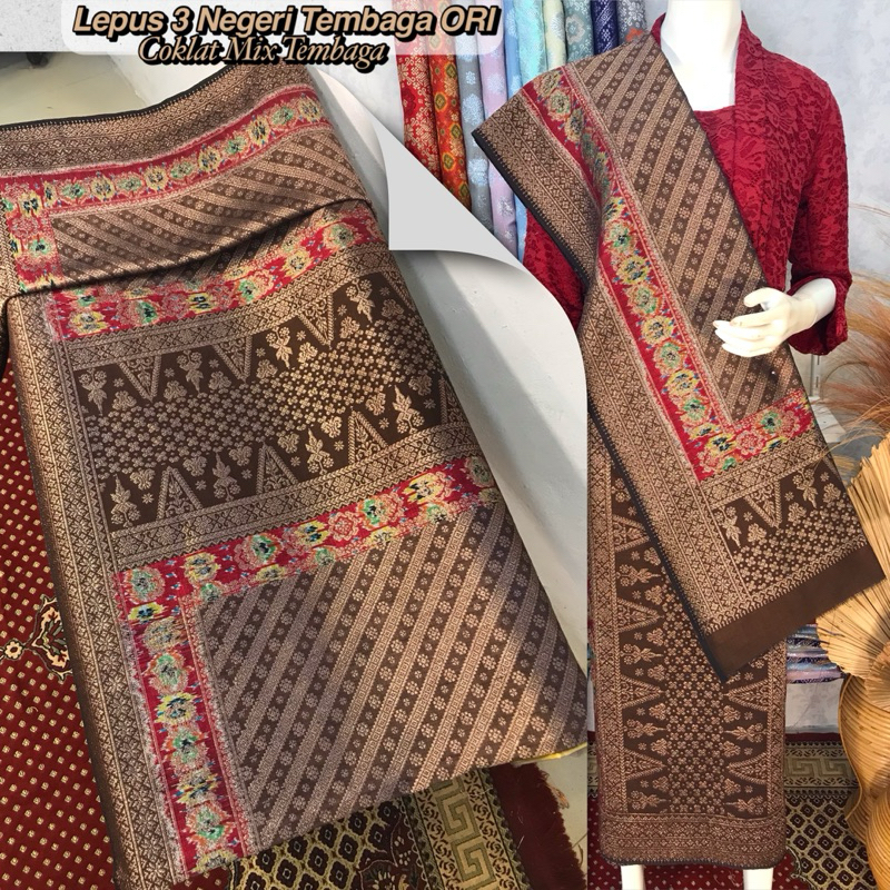 Jual SONGKET LEPUS 3 NEGRI KLASIK 2024 | Shopee Indonesia