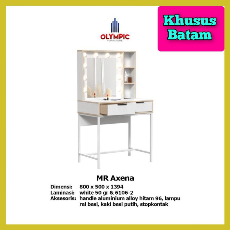 Jual OLYMPIC MR AXENA MEJA RIAS/MEJA DANDAN/MEJA MAKE-UP (KHUSUS BATAM ...