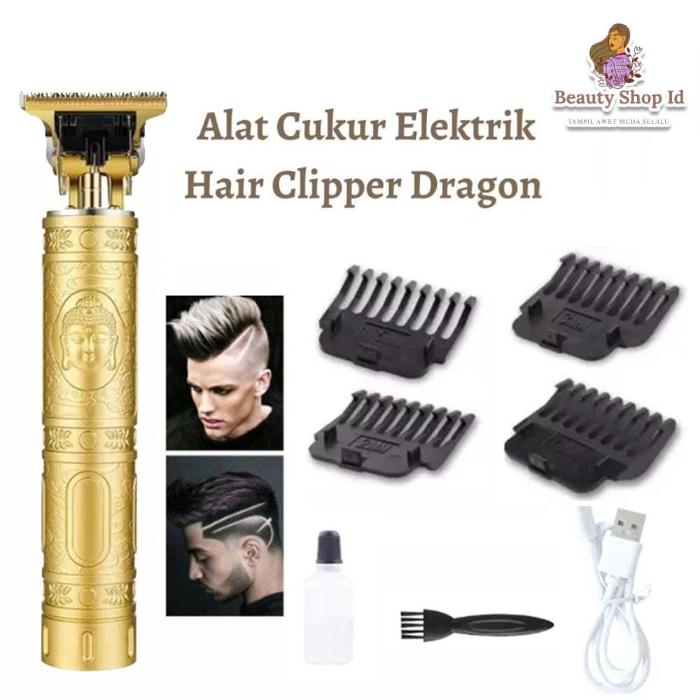 Jual Beauty Jaya - Alat Cukur Rambut/Jenggot Elektrik Naga T9 / YT10 Vintage USB Rechargeable ...